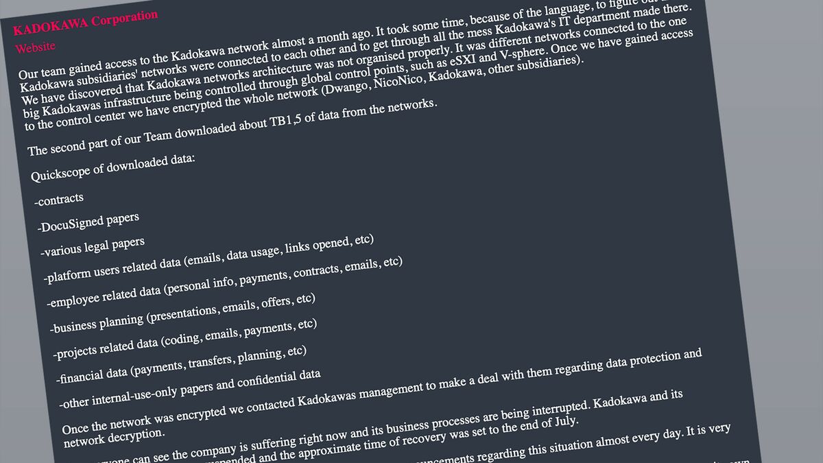 内情を暴露しても日本企業の被害は減らない…｢KADOKAWA VS. NewsPicks｣騒動で本当に重要なこと ｢身代金を支払うべきではない｣だけでは解決しない (3ページ目 ...